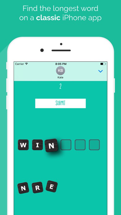 Longest Word Free — Game Extension for iMessage for iOS (iPhone/iPod ...