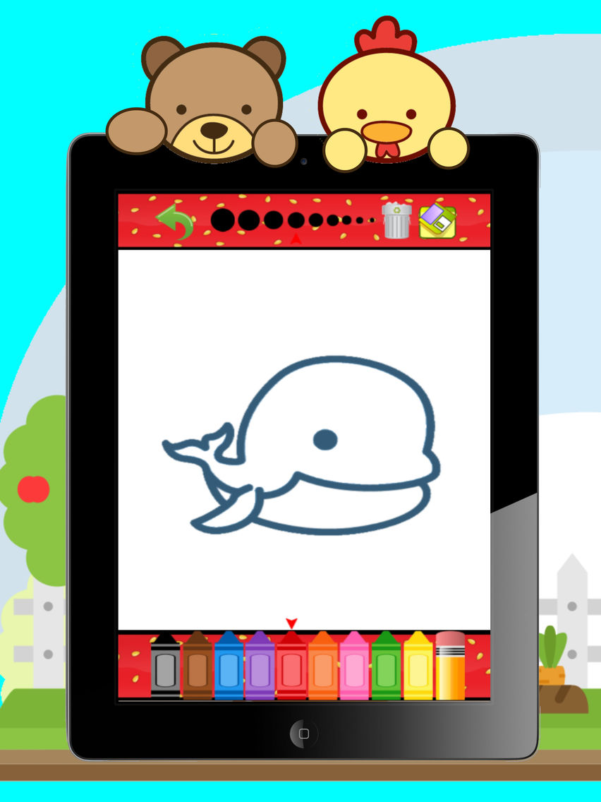 Animal Coloring Pages - Painting Games for Kids for iOS (iPhone/iPad ...