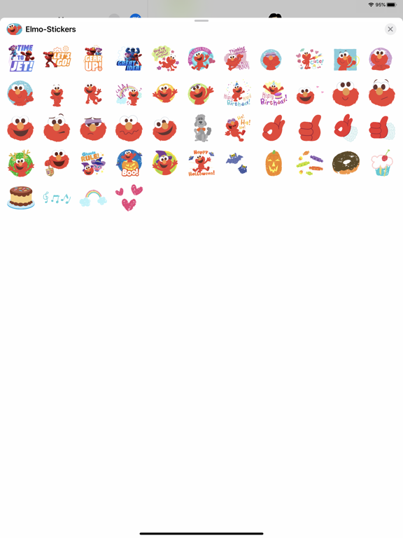 Elmo Stickers for iOS (iPhone/iPad/iPod touch) Latest Version at $0.99 ...