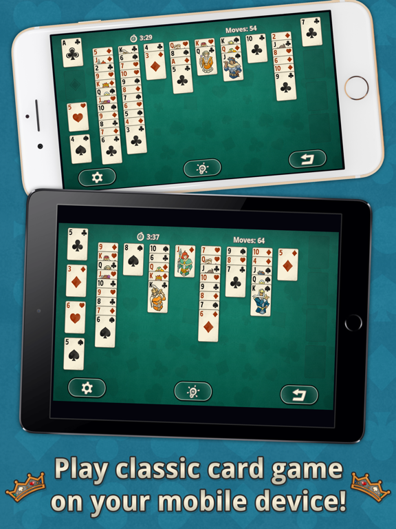 FreeCell Solitaire: Classic Card Game for iOS (iPhone/iPad/iPod touch ...