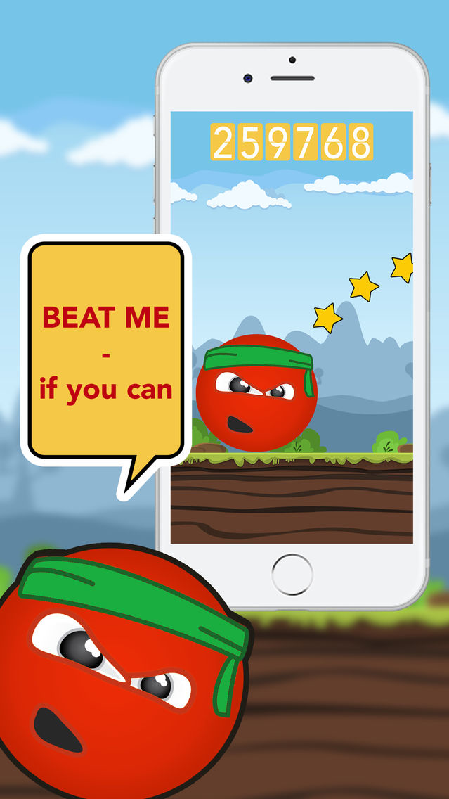 Run Red Ball Vol 2 - Make It Rain Monkus Clicker for iOS (iPhone/iPad ...