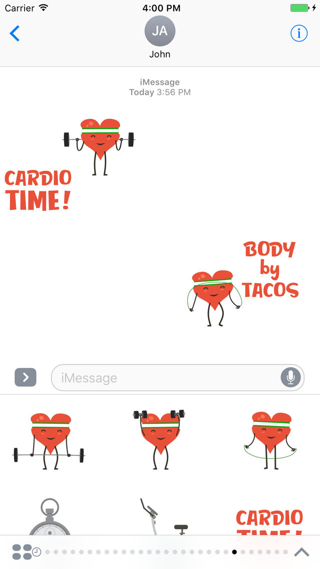 Cardio Emoji Animated Stickers for iOS (iPhone/iPad) Latest Version at ...