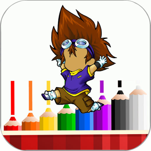 Digi Adventure Mon Cartoon Coloring Version for iOS (iPhone/iPad ...