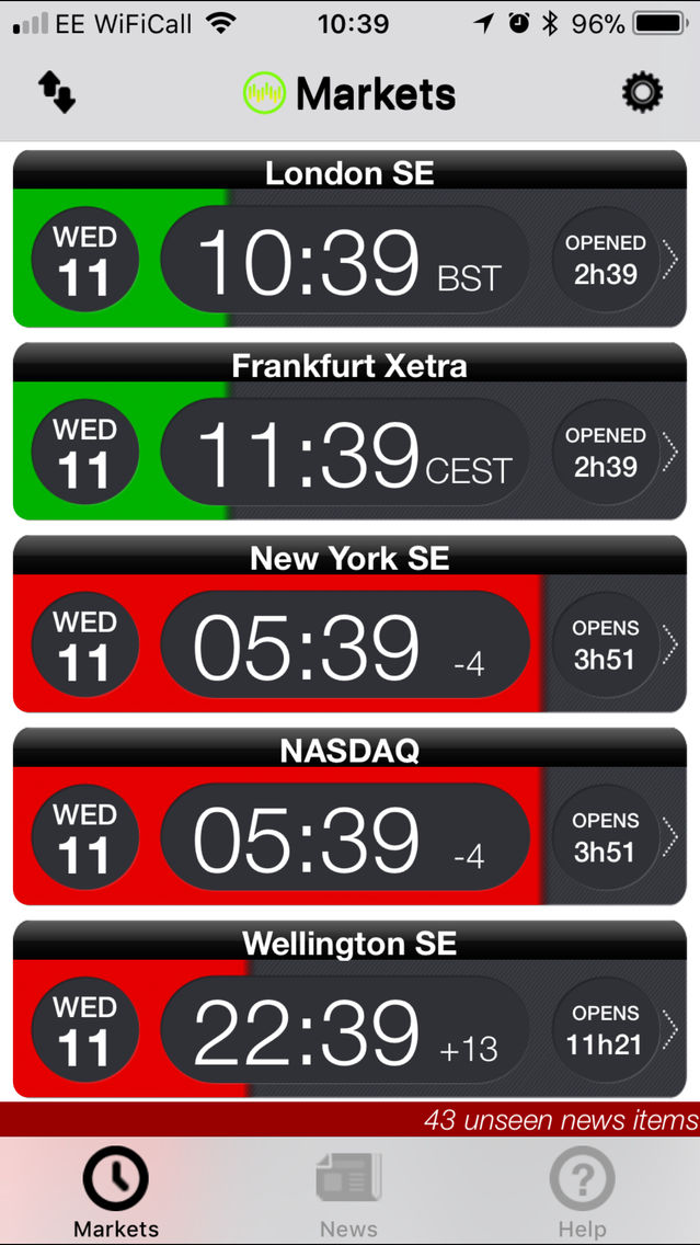 Trader Clock for iOS (iPhone) Latest Version at $6.99 on AppPure