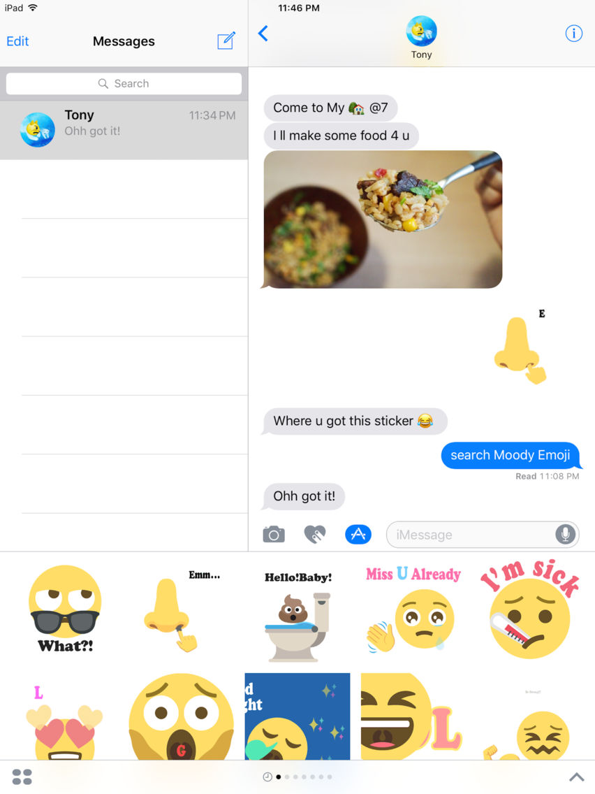 Moody Emoji- Funny GIF Emoji By Emooji for iOS (iPhone/iPad) Latest ...