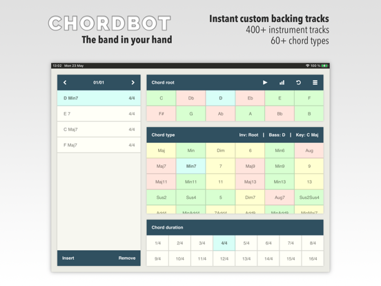 Chordbot pour iOS (iPhone/iPad/iPod touch) Dernière Version à 5,99 € sur AppPure