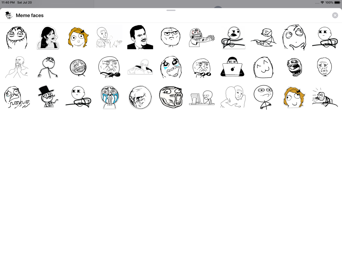 Meme faces stickers for iOS (iPhone/iPad) Latest Version at $0.99 on ...