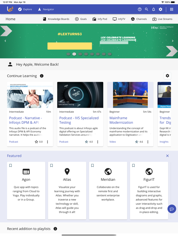 Infosys Lex for iOS (iPhone/iPad) - Free Download at AppPure