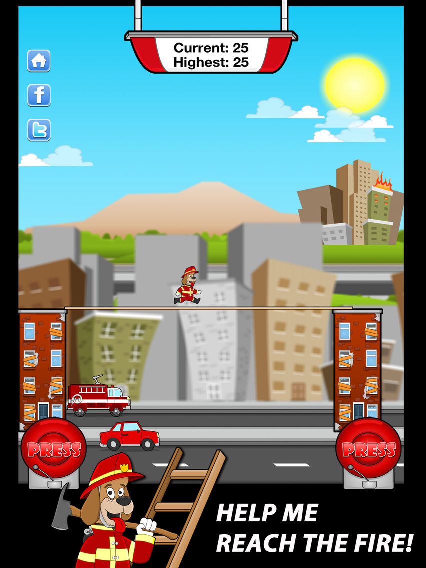 Ladder Mania!™ - Fireman Rescue for iOS (iPhone/iPad) - Free Download ...