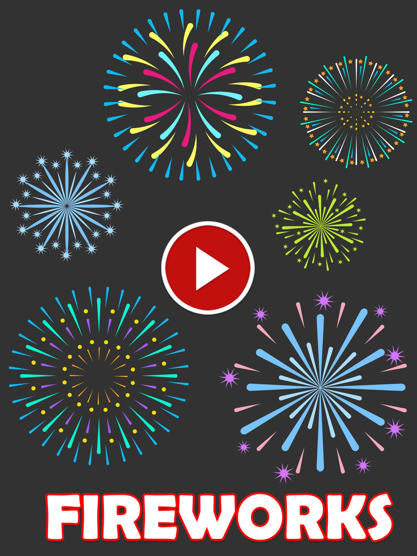 Animated Fireworks Sticker for iOS (iPhone/iPad) Latest Version at $0. ...