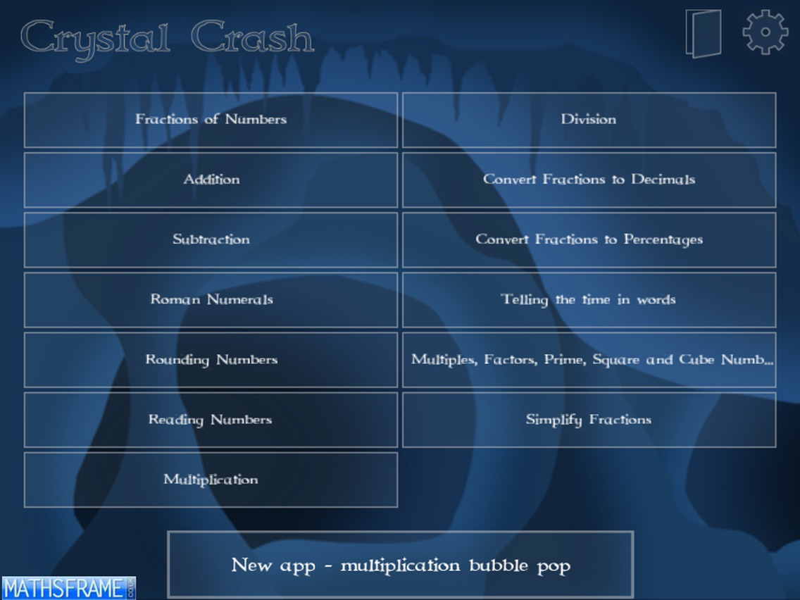 Crystal Crash Maths pour iOS (iPhone/iPad) Dernière Version à $1.99 sur ...