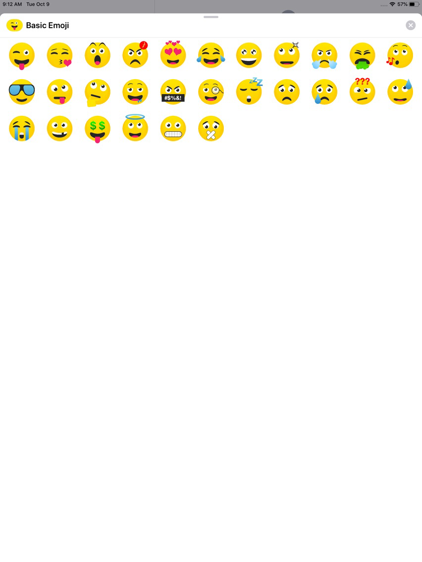 Basic Emoji for iOS (iPhone/iPad) Latest Version at $0.99 on AppPure