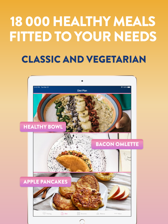 Diet & Training by Ann for iOS (iPhone/iPad/Apple Watch/iPod touch ...