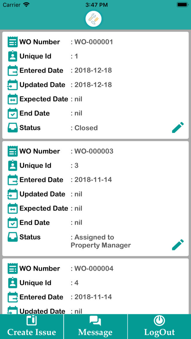 Tenant Work Order for iOS (iPhone/iPad) - Free Download at AppPure