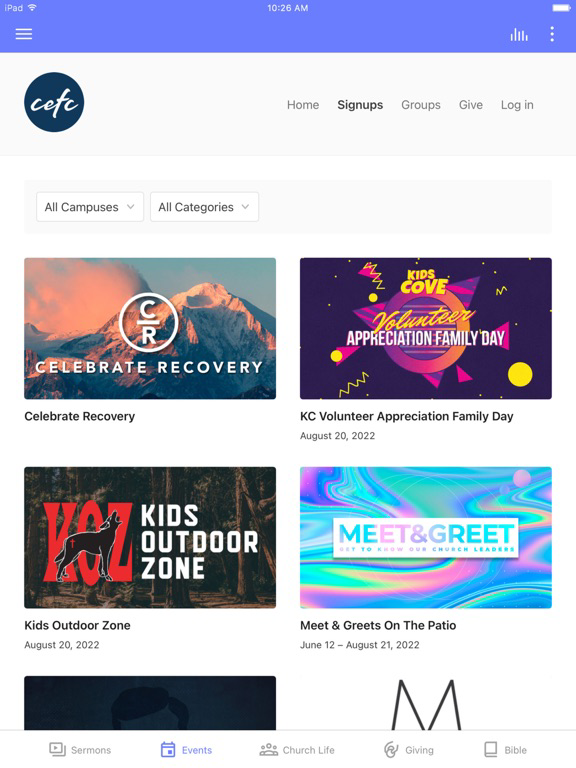CEFC Church for iOS (iPhone/iPad/iPod touch) - Free Download at AppPure
