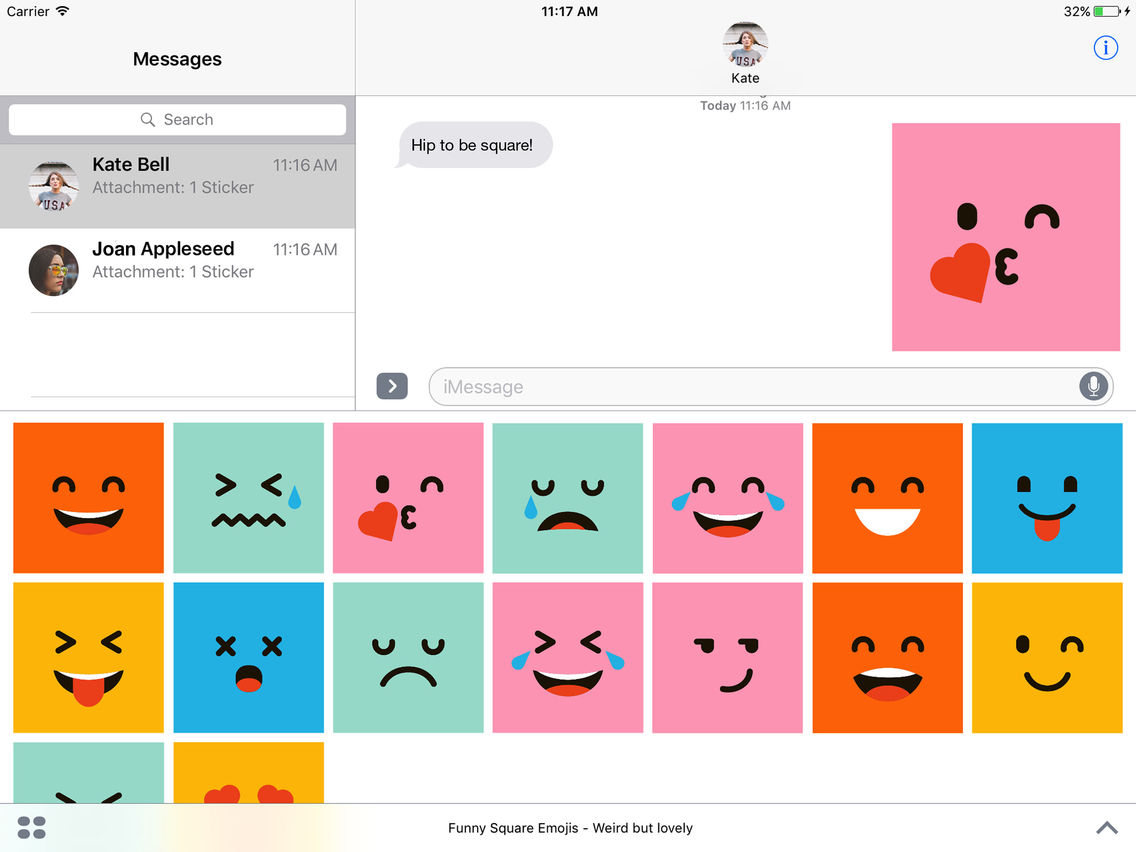 Funny Square Emojis - Weird but lovely for iOS (iPhone/iPad) Latest ...
