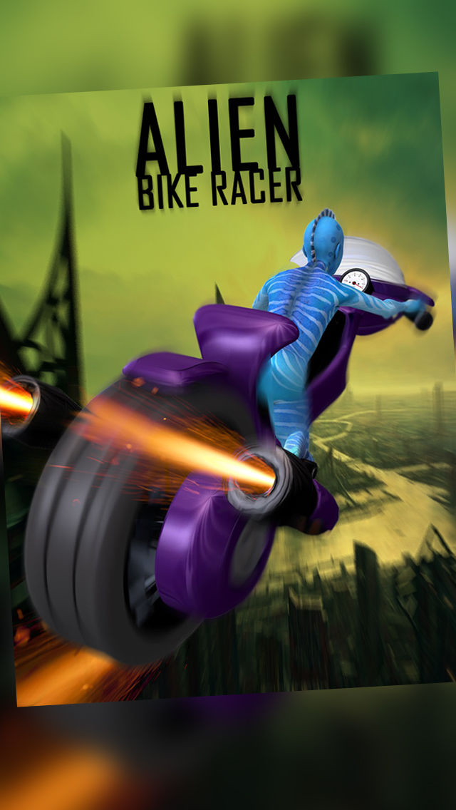 Alien Space Racer (A Free Bike Racing Game) for iOS (iPhone/iPad ...