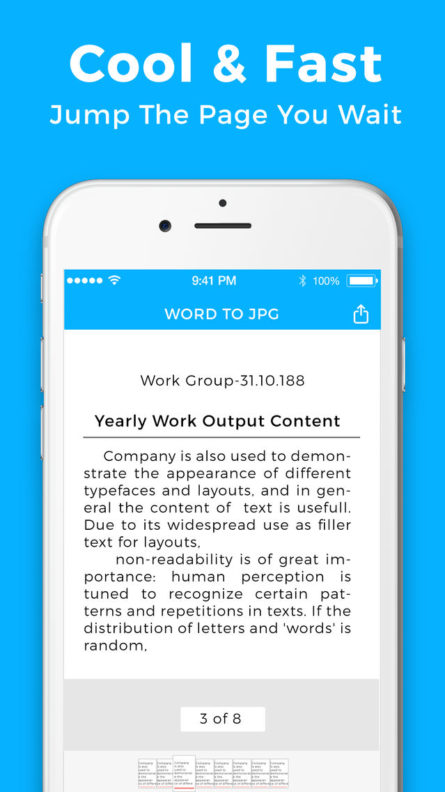 Word To Image Converter for iOS (iPhone) - Free Download at AppPure