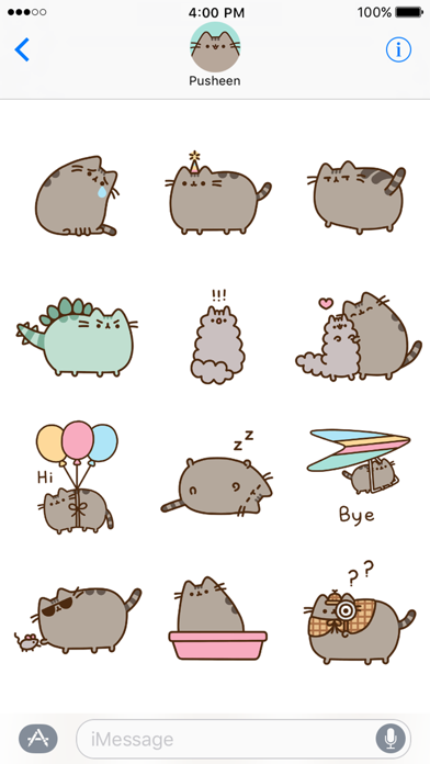 Pusheen Animated Stickers for iOS (iPhone/iPad/iPod touch) Latest ...