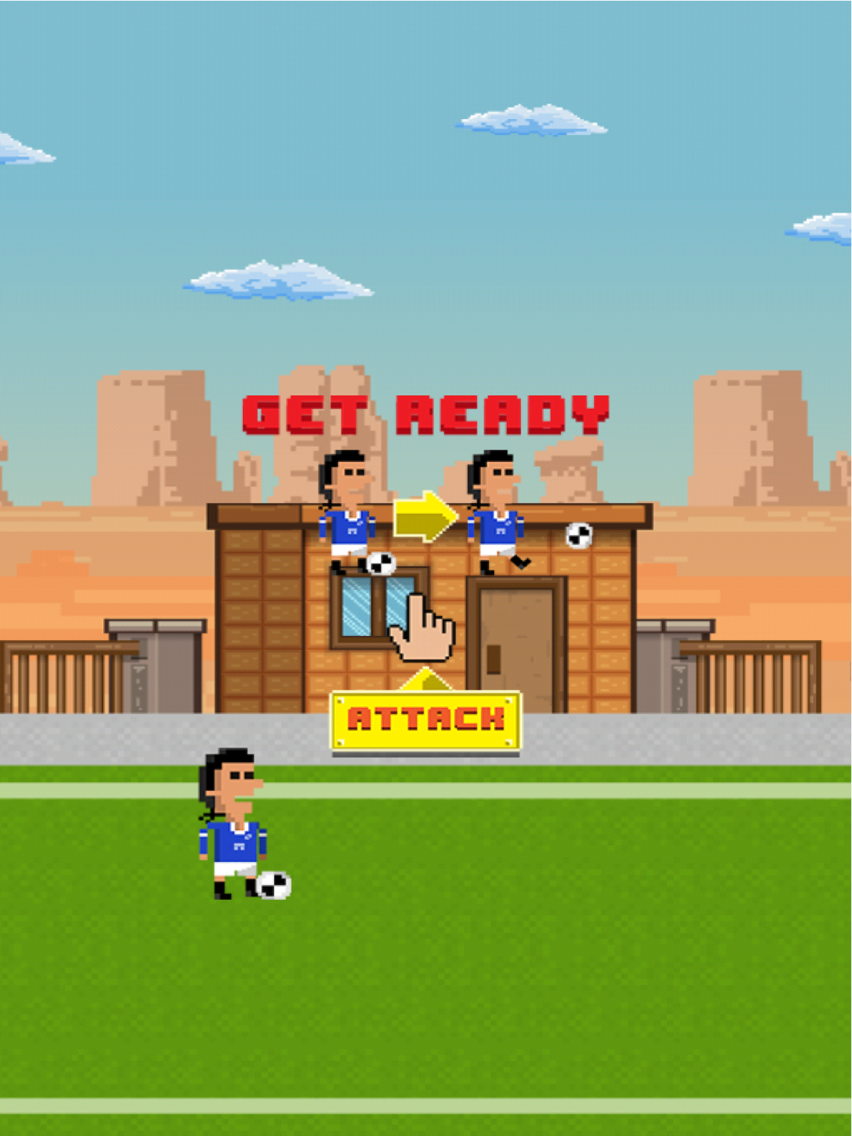 Football Hero Kicker - 8Bit Retro Style Soccer Game لنظام iOS (iPhone ...