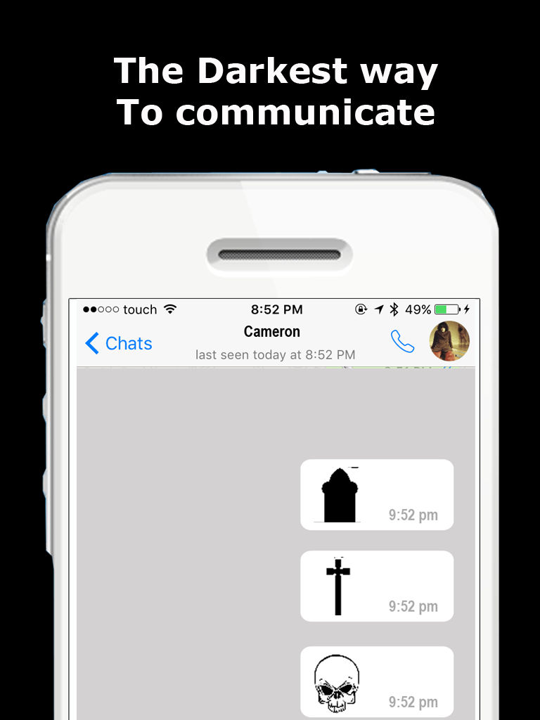 أحدث إصدار Gothic Emojis & Keyboard - Goth Emoticons and more ...