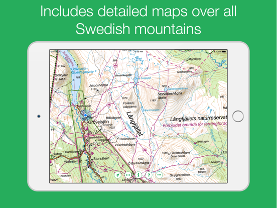 Swedish Mountain Maps pour iOS (iPhone/iPad/iPod touch ...
