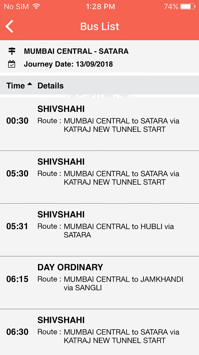 MSRTC Mobile Reservation App for iOS (iPhone/iPad) - Free Download at ...
