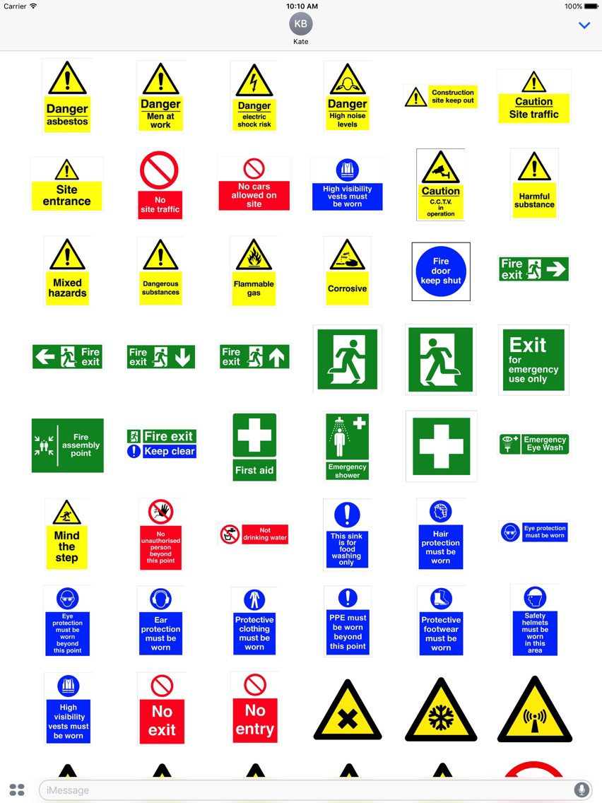 Health & Safety Stickers for iOS (iPhone/iPad) Latest Version at $1.99 ...