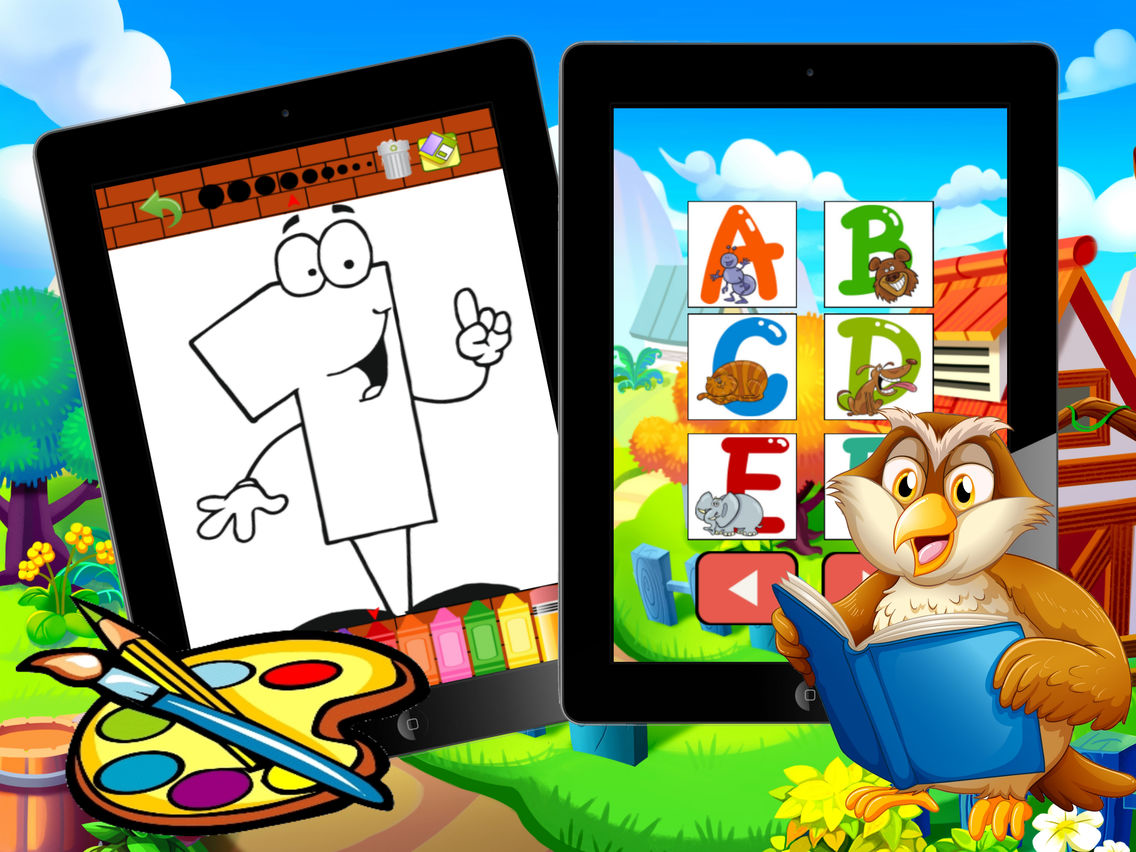 ABC Coloring Pages - Letters and Numbers PaintingiOS版(iPhone/iPad ...