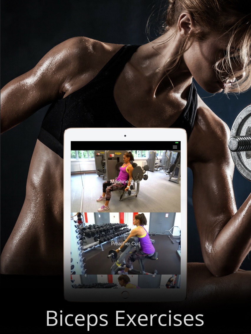 Biceps Exercise Bodybuilding Arm Workout Routine for iOS (iPhone/iPad) - Free Download at AppPure
