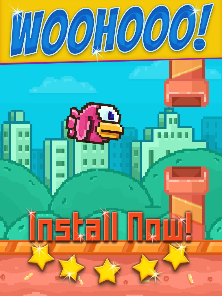 Flappy Wings Fall - Tiny Pocket Bird Adventure for iOS (iPhone/iPad ...