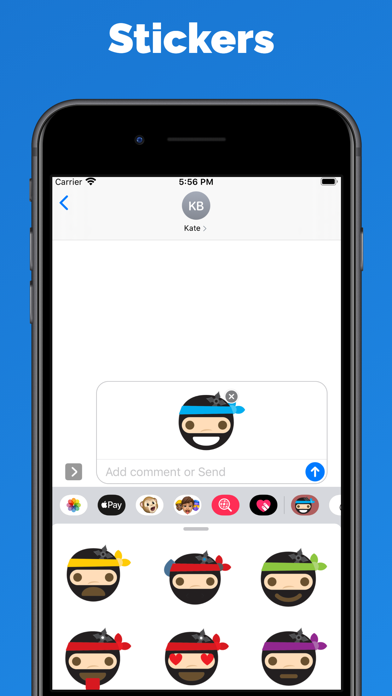 Ninja Stickers for iMessage for iOS (iPhone/iPad/iPod touch) Latest ...