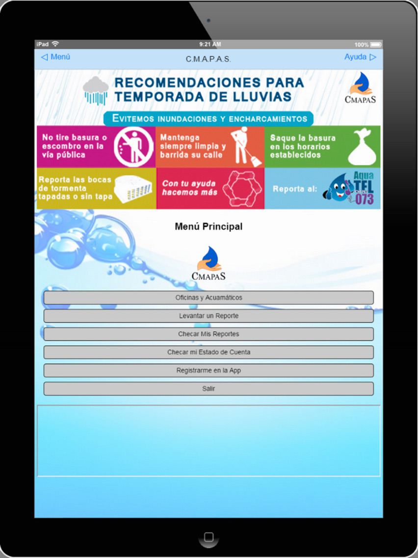 Reportes CMAPAS for iOS (iPhone/iPad) - Free Download at AppPure