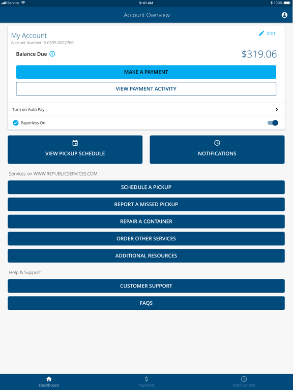 Republic Services for iOS (iPhone/iPad) - Free Download at AppPure