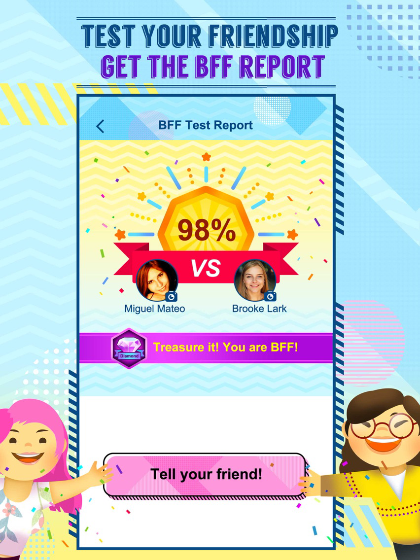 BFF Friendship Test - Quiz & Games for iOS (iPhone/iPad) - Free ...