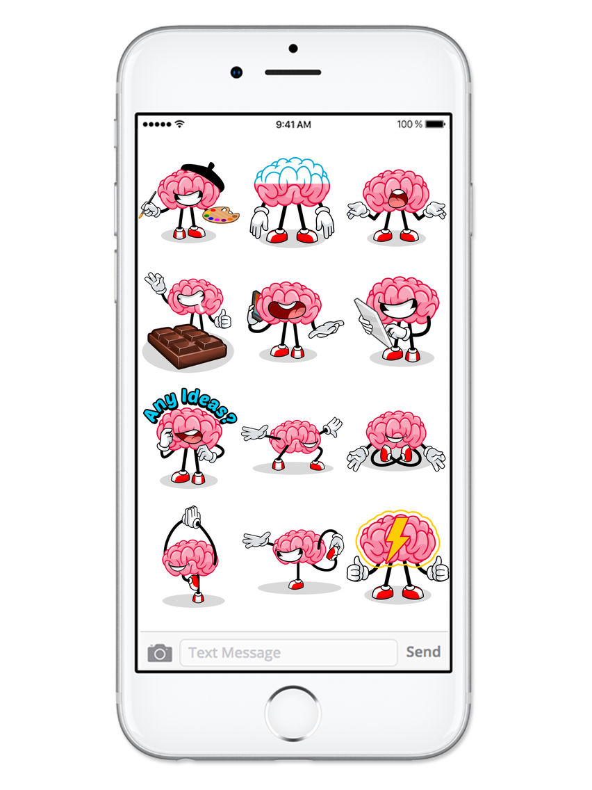 AppPureでiOS (iPhone/iPad)版Brain Emojis Share Your Feelings Emoticon ...