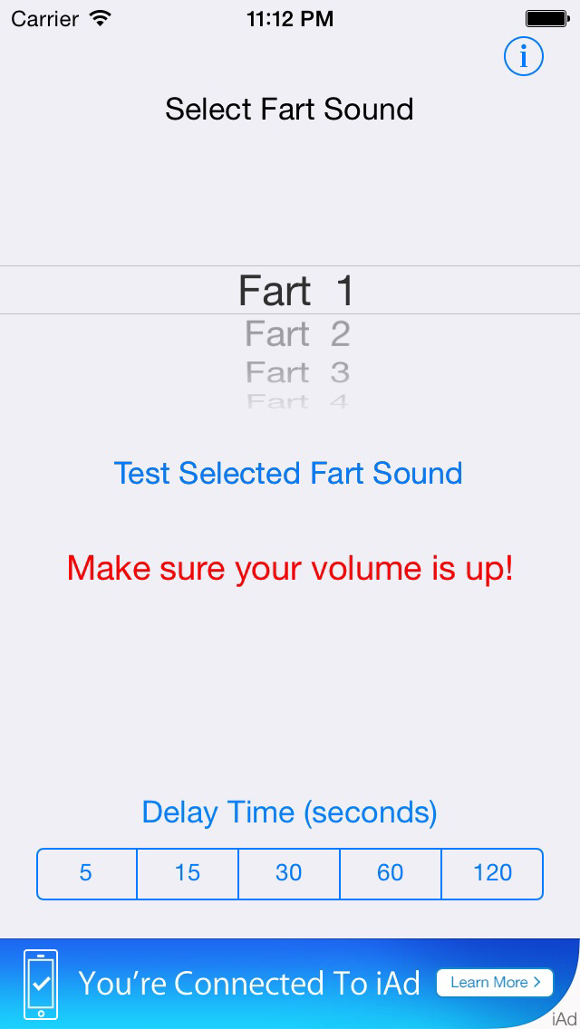 Fart Sound Generator para iOS (iPhone) - Baixar Grátis no AppPure