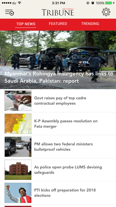 The Express Tribune for iOS (iPhone/iPod touch) - Free Download at AppPure