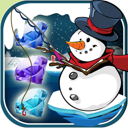 Mr. Snowman's Frozen Jewel Fishing Game FREE- A Frosty Fall-ing ...