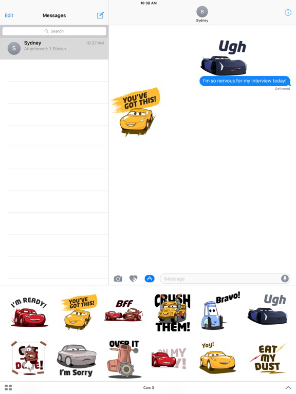 Pixar Stickers: Cars 3 for iOS (iPhone/iPad/iPod touch) Latest Version ...