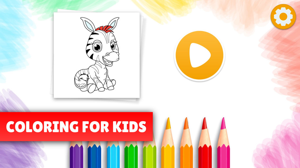 Color drawing pages for kids for iOS (iPhone/iPad) - Free Download at ...