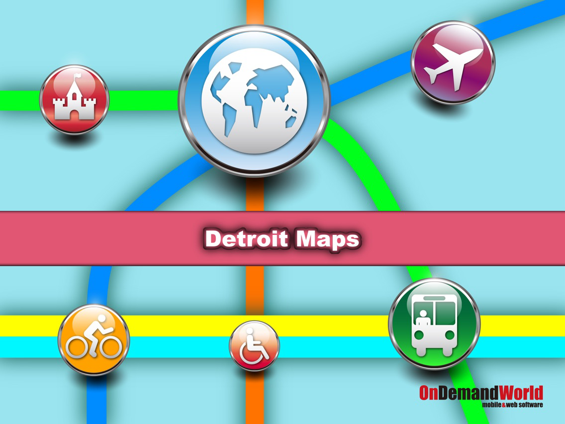 Detroit Maps - Download Smart Bus Maps and Tourist Guides. for iOS ...