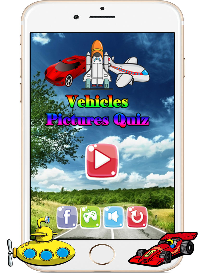 Vehicles Cartoon Fun Picture Quiz Puzzles for Kids for iOS (iPhone/iPad ...