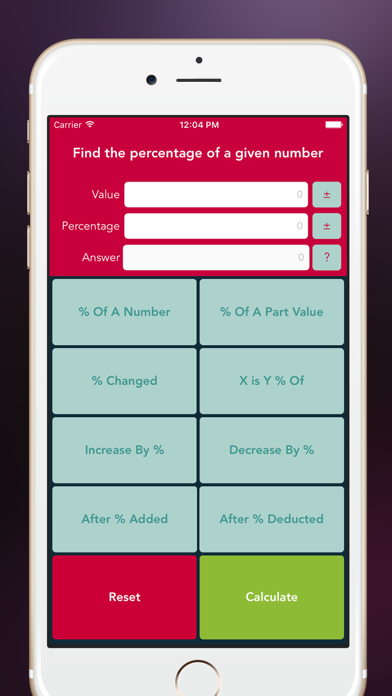 Percentage Calculator Free لنظام iOS (iPhone/iPad/iPod touch) - قم ...