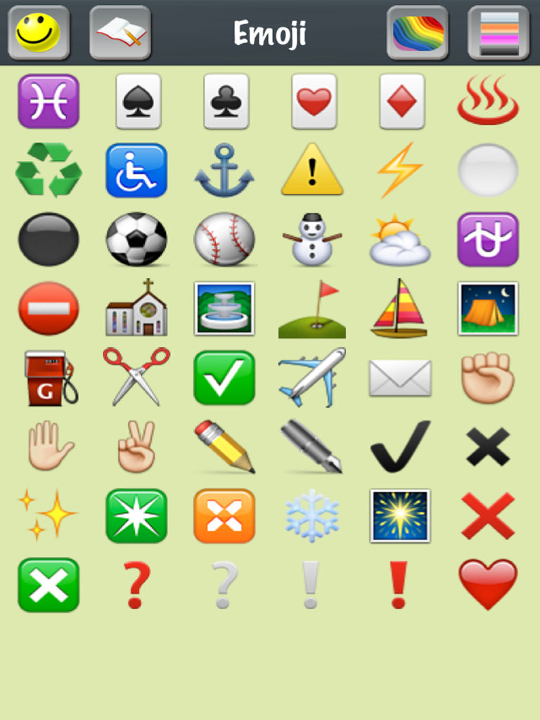 UI Button Design - Color Picker - Font List - Emoji Symbols – Cool Icon ...