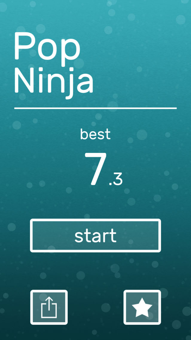 Pop Ninja for iOS (iPhone) - Free Download at AppPure