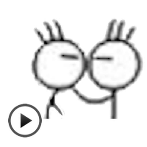 Animated Stick Man Sticker Gif for iOS (iPhone/iPad) Latest Version at ...