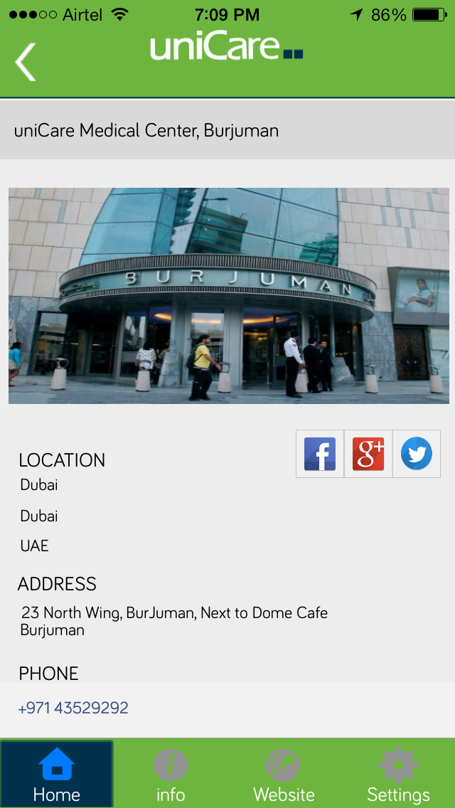 Laden Sie uniCare Medical Centre für iOS (iPhone/iPod touch) bei ...