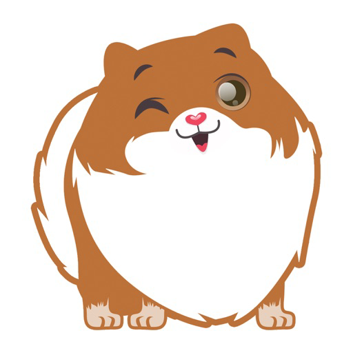 Pom Pom Pomeranian Stickers for iOS (iPhone/iPad/iPod touch) - Free ...