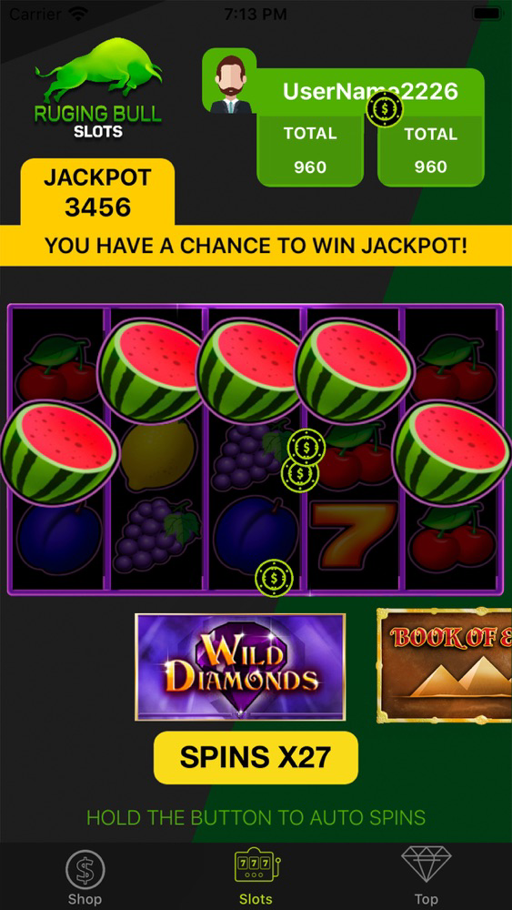 Raging Bull Slot Machines for iOS (iPhone) - Free Download at AppPure